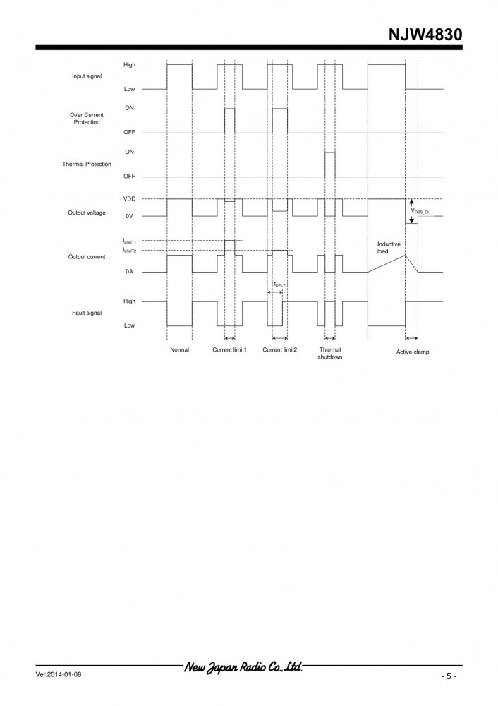 NJW4830 technical document page 5