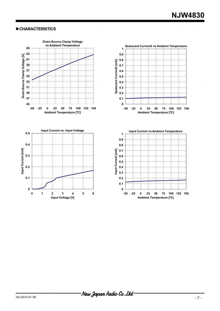 NJW4830 technical document page 7
