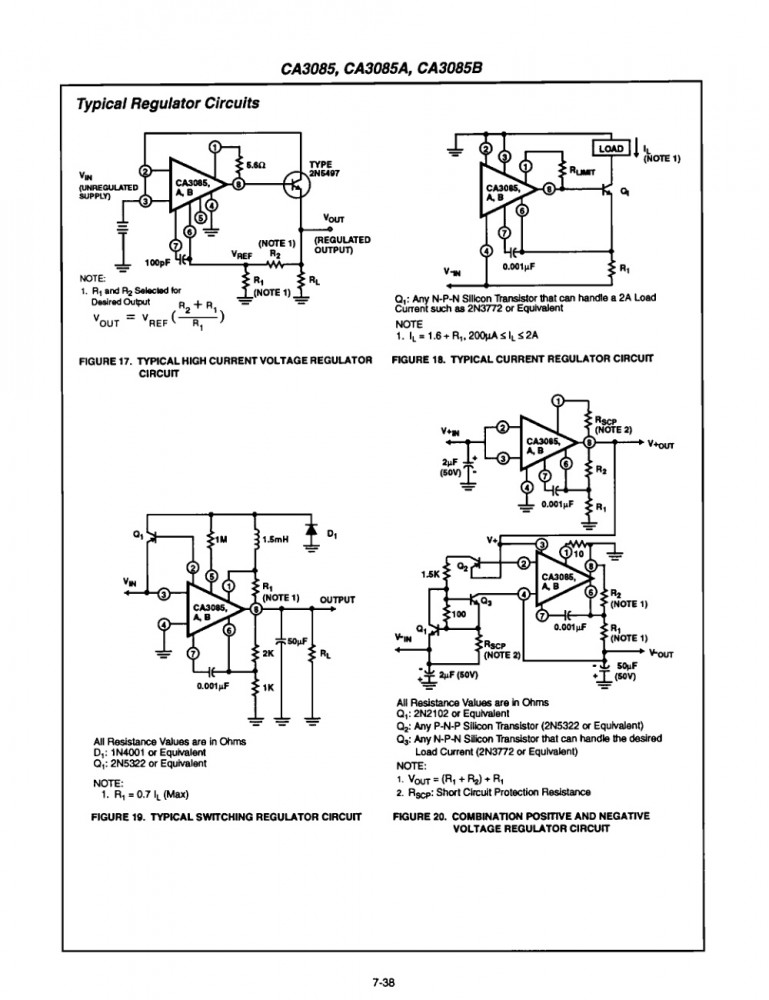CA3085AE datasheet page 9