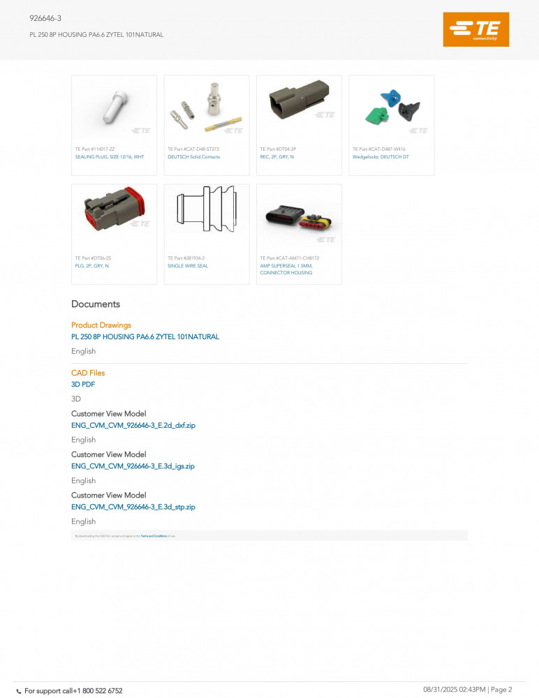 926646-3 product document image, page 2
