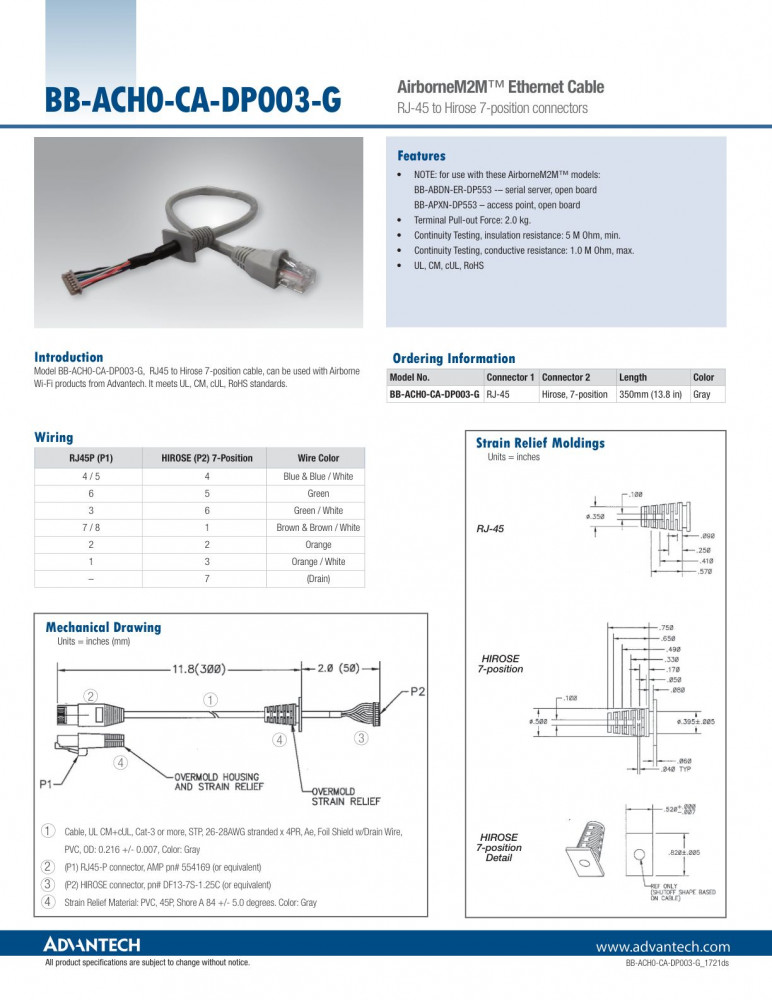 BB-ACH0-CA-DP003-G product documentation page