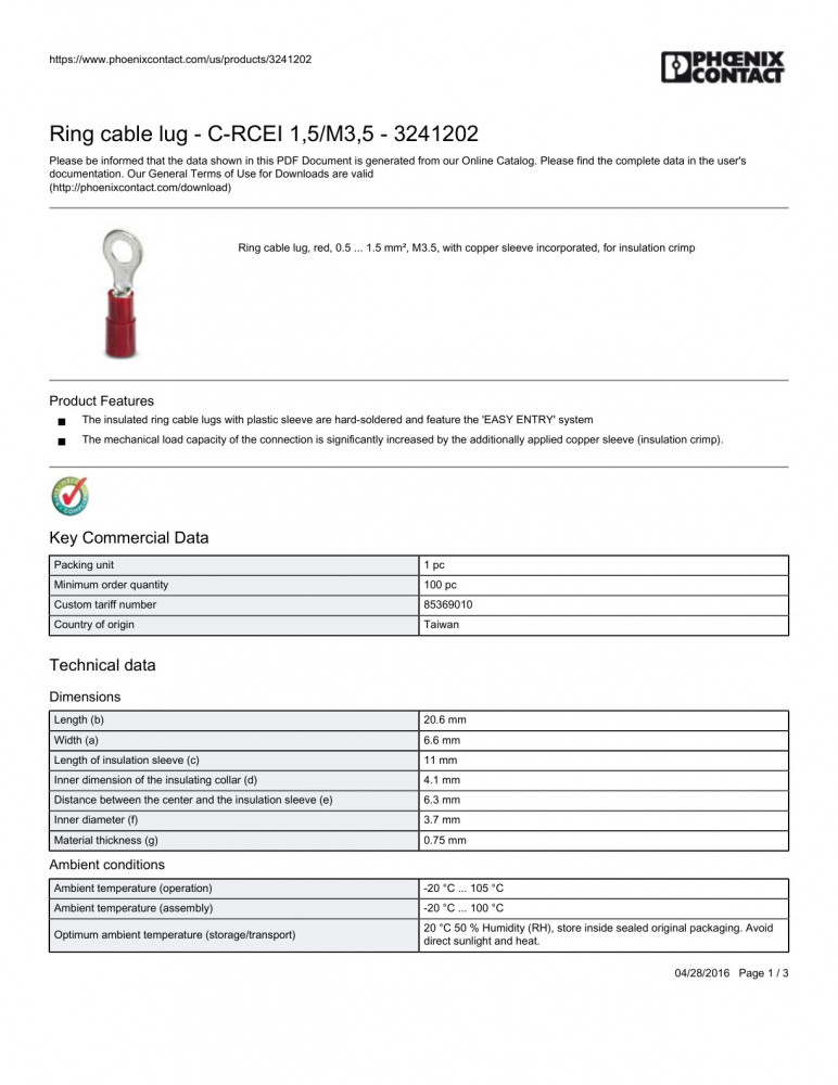 Phoenix Contact 3241202 product document image 1