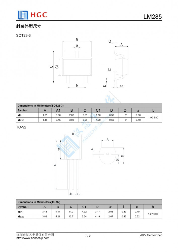 LM285 technical document page 7