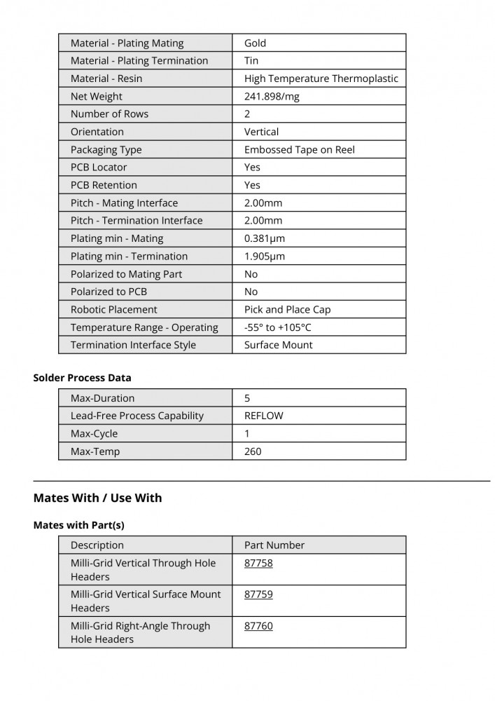 MOLEX 873402096 technical document image, page 3