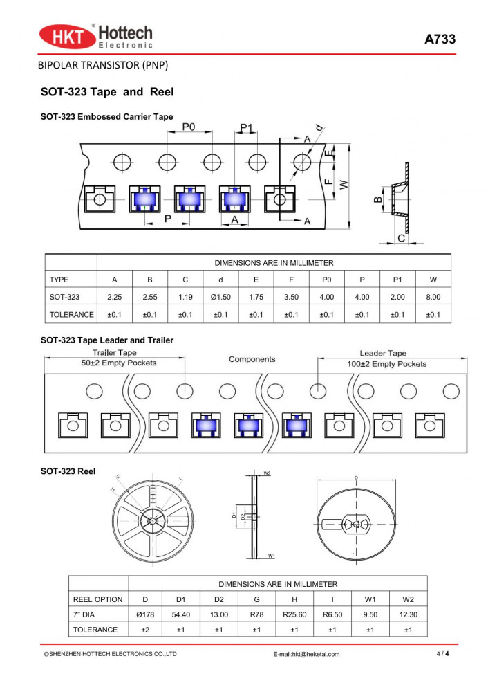 A733 datasheet page 4