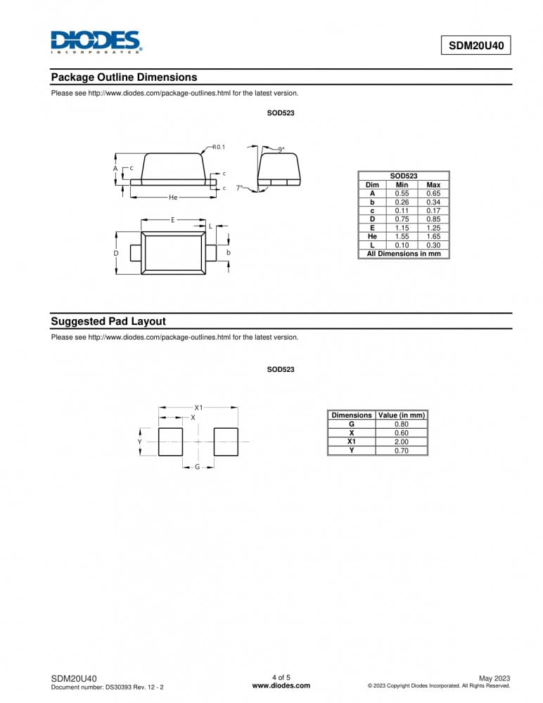 SDM20U40-7 datasheet page 4