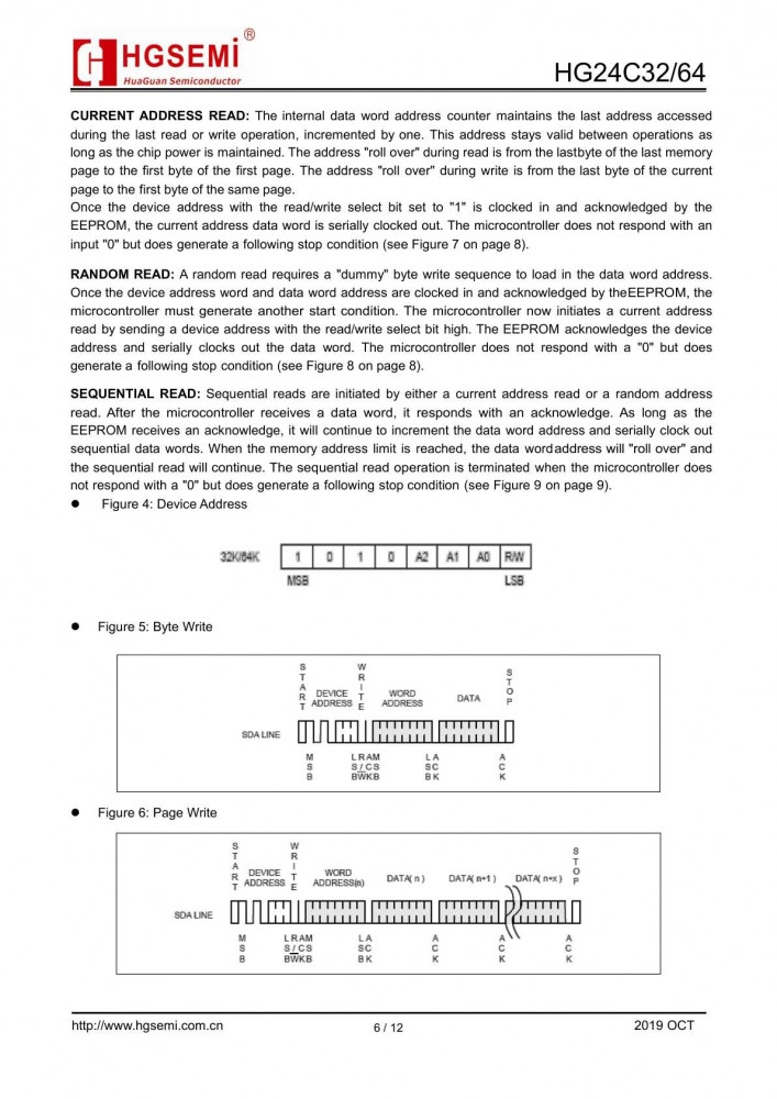 HG24C32MM/TR datasheet page 6