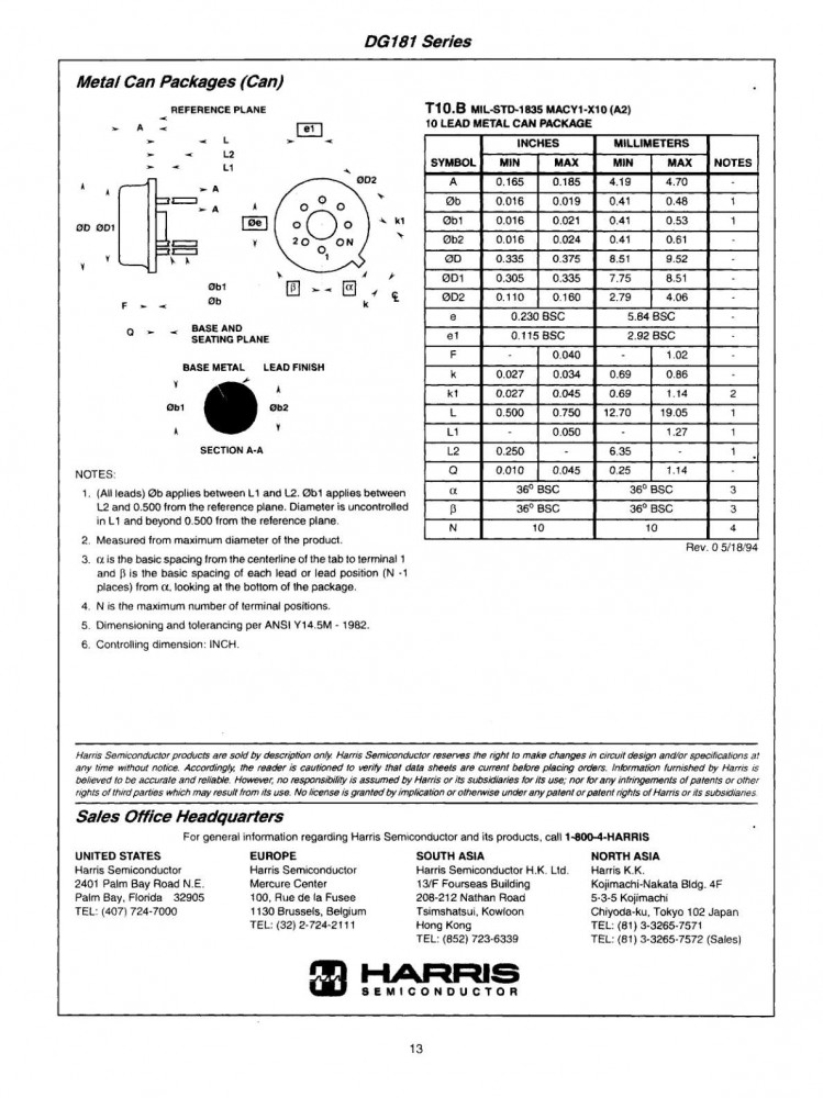 DG188AA datasheet page 10