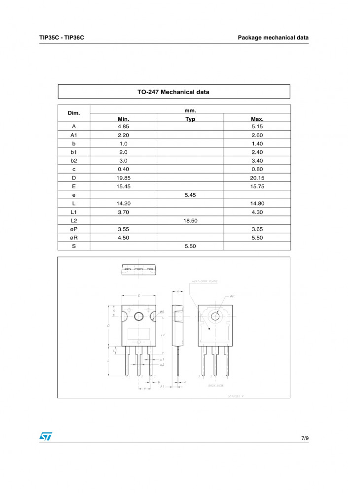 TIP36C datasheet page 7