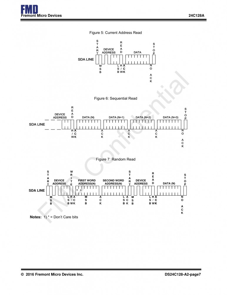 FT24C128A datasheet page 7