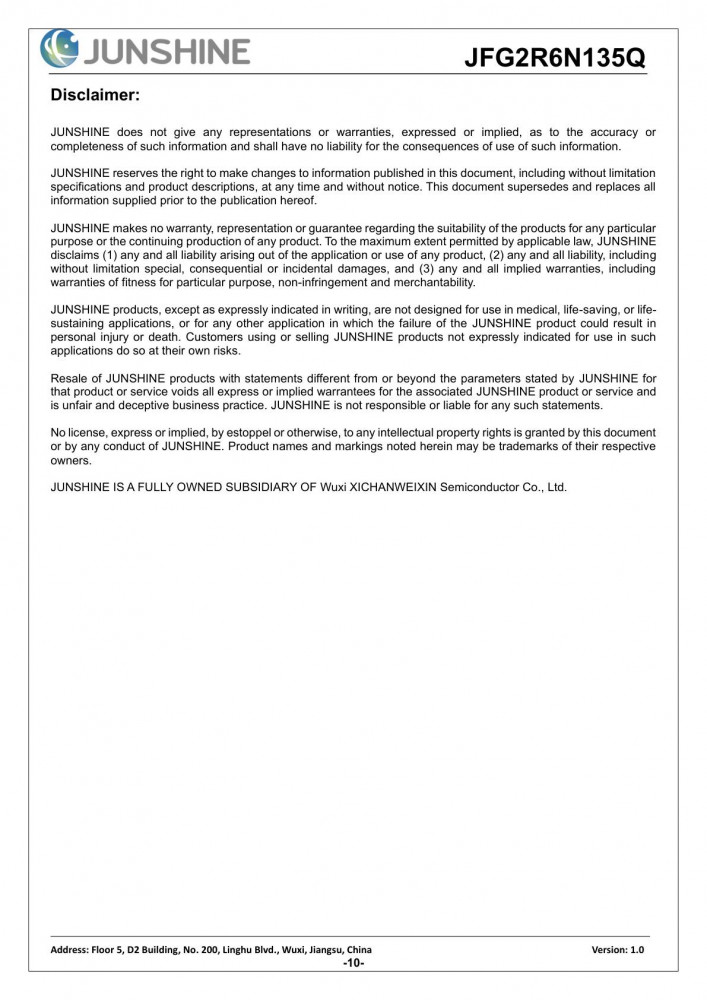 JFG2R6N135Q datasheet page 10