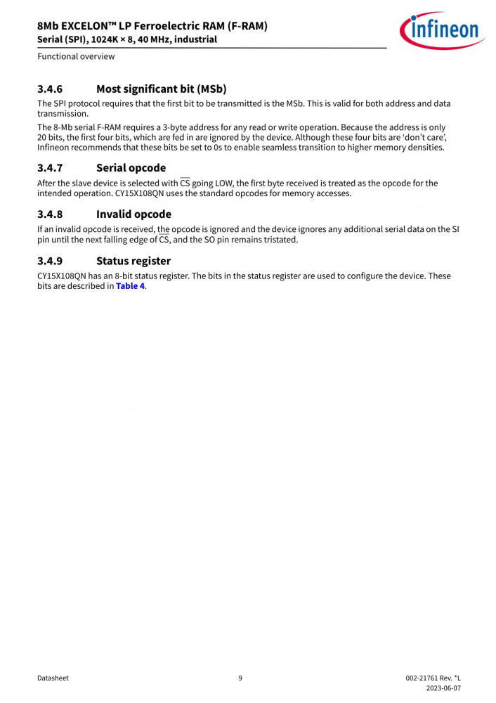 CY15V108QN datasheet page 9