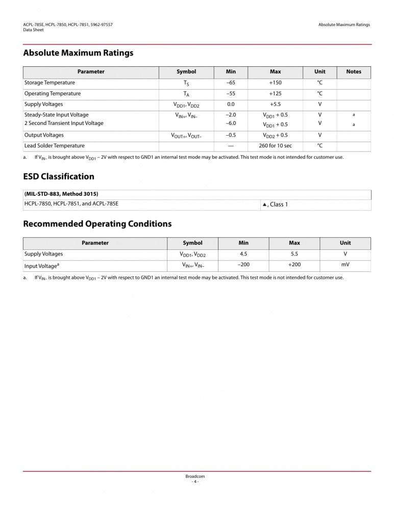 5962-9755701HYC datasheet page 4