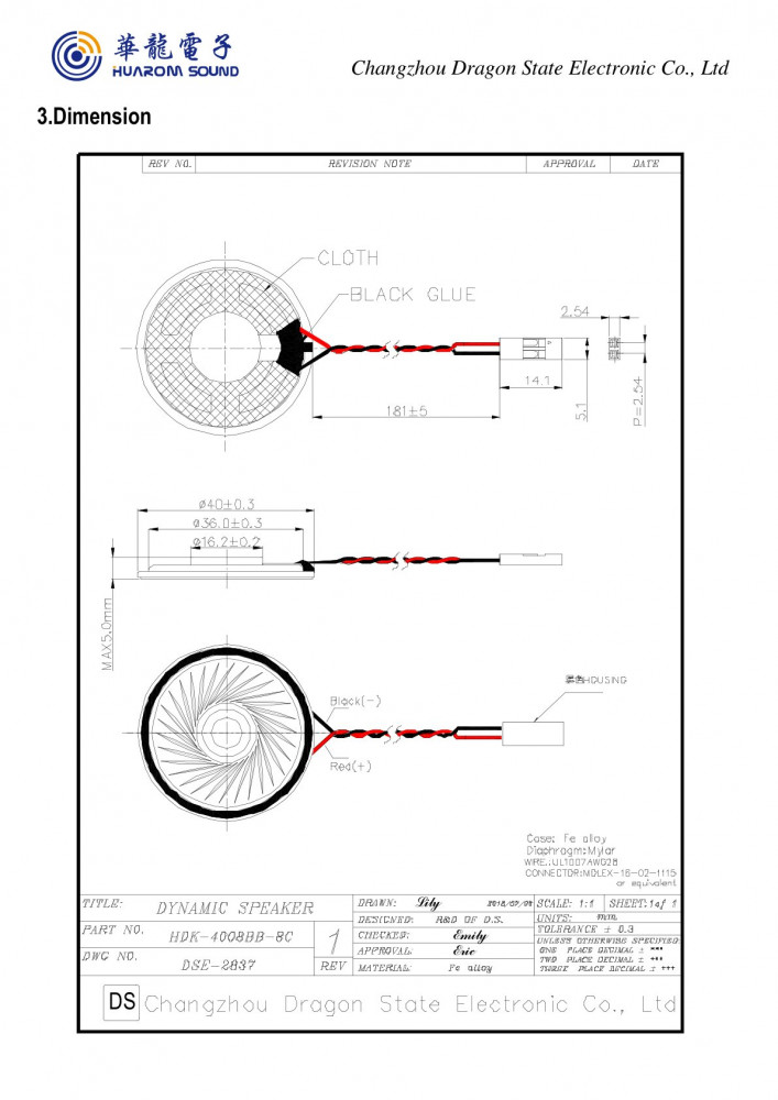 HDK-4008BB-8C reliability test page