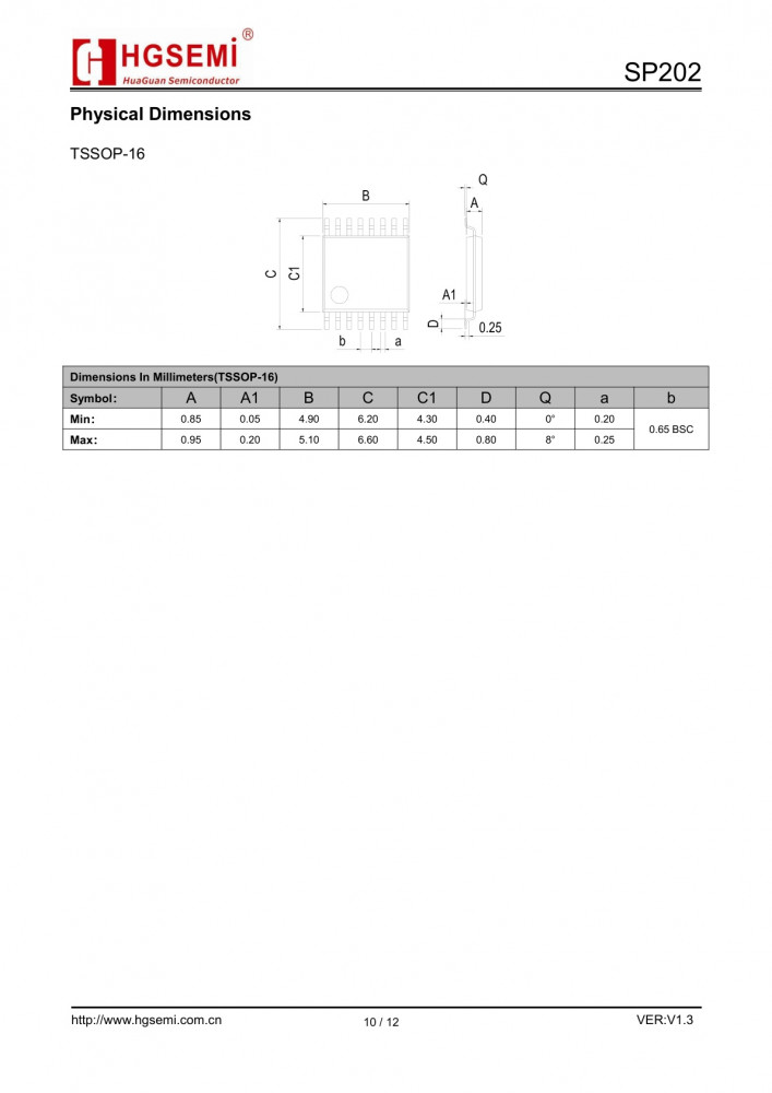 SP202EIM/TR datasheet page 10