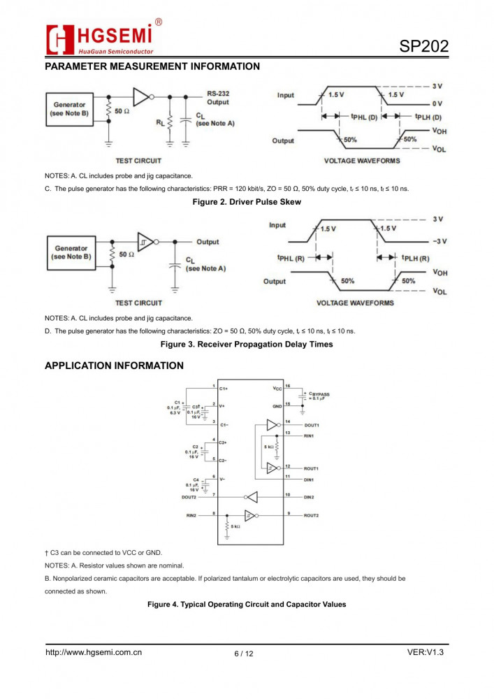 SP202EIM/TR datasheet page 6