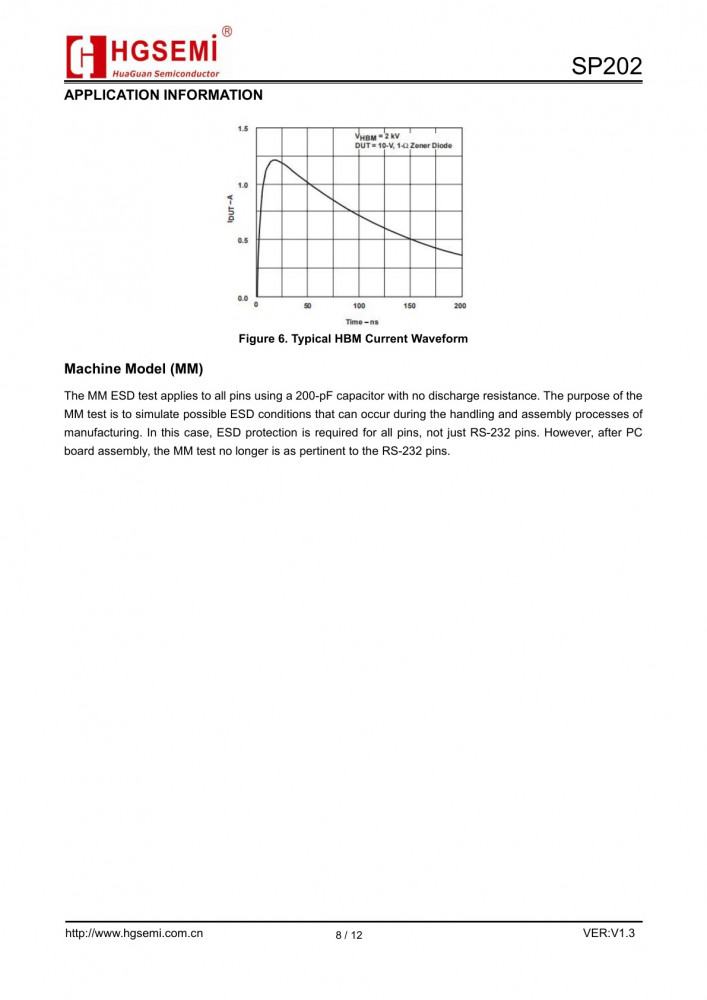 SP202EIM/TR datasheet page 8