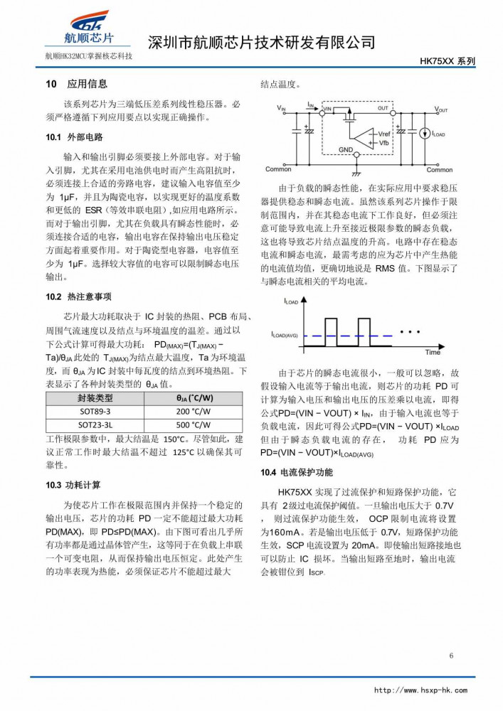 HK75XX datasheet page 6
