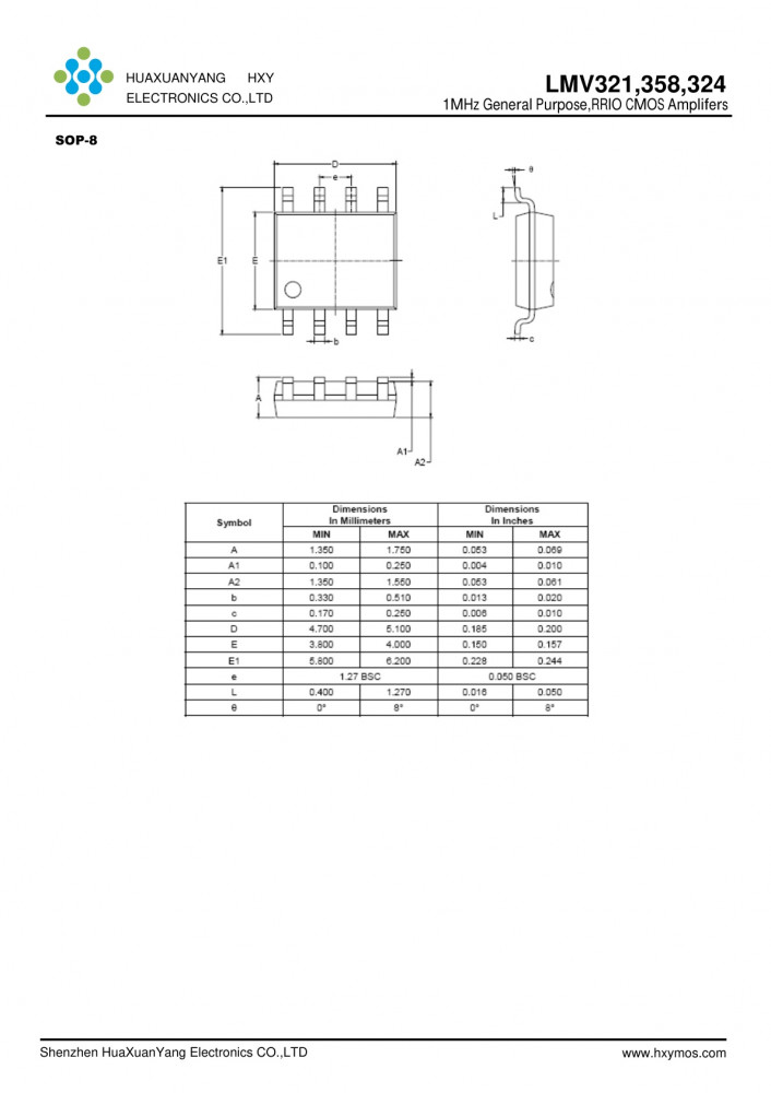 LMV324IDR-HXY datasheet page 10