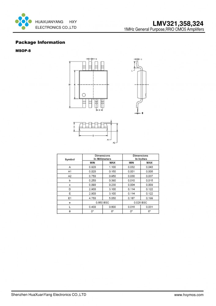 LMV324IDR-HXY datasheet page 9