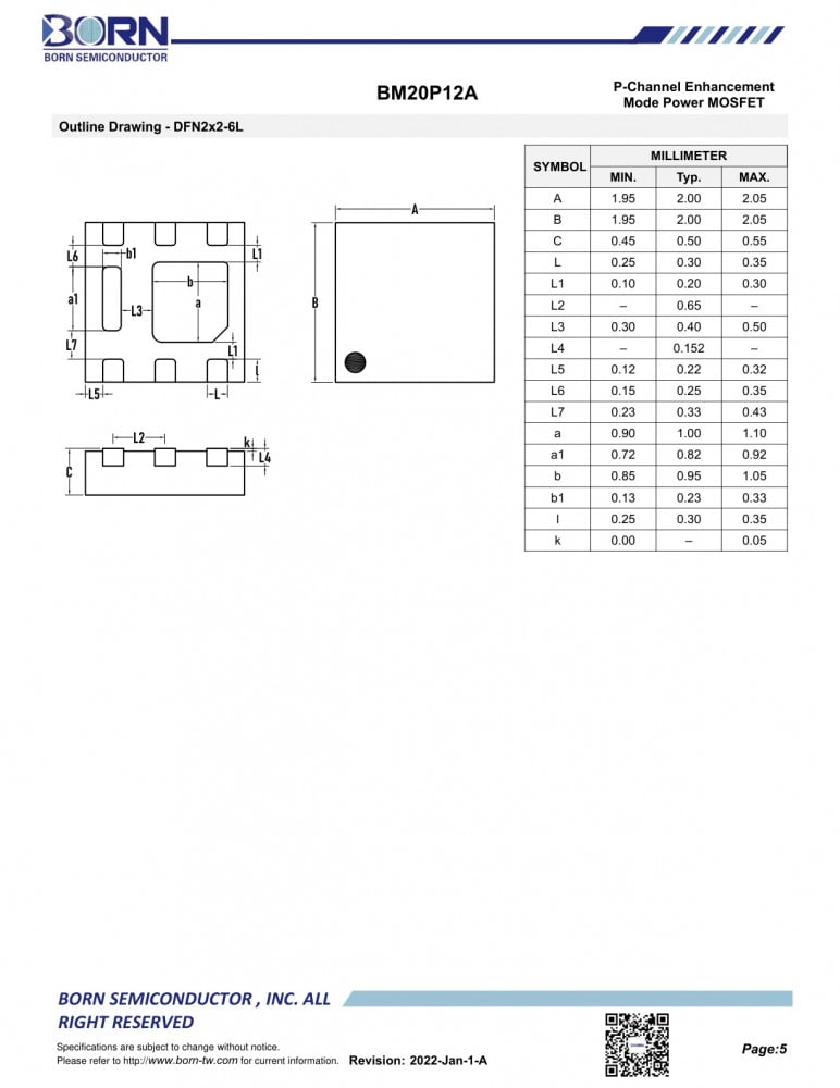 BM20P12A datasheet page 5