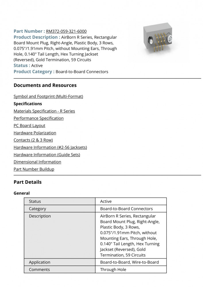 RM372-059-321-6000 technical document page 1