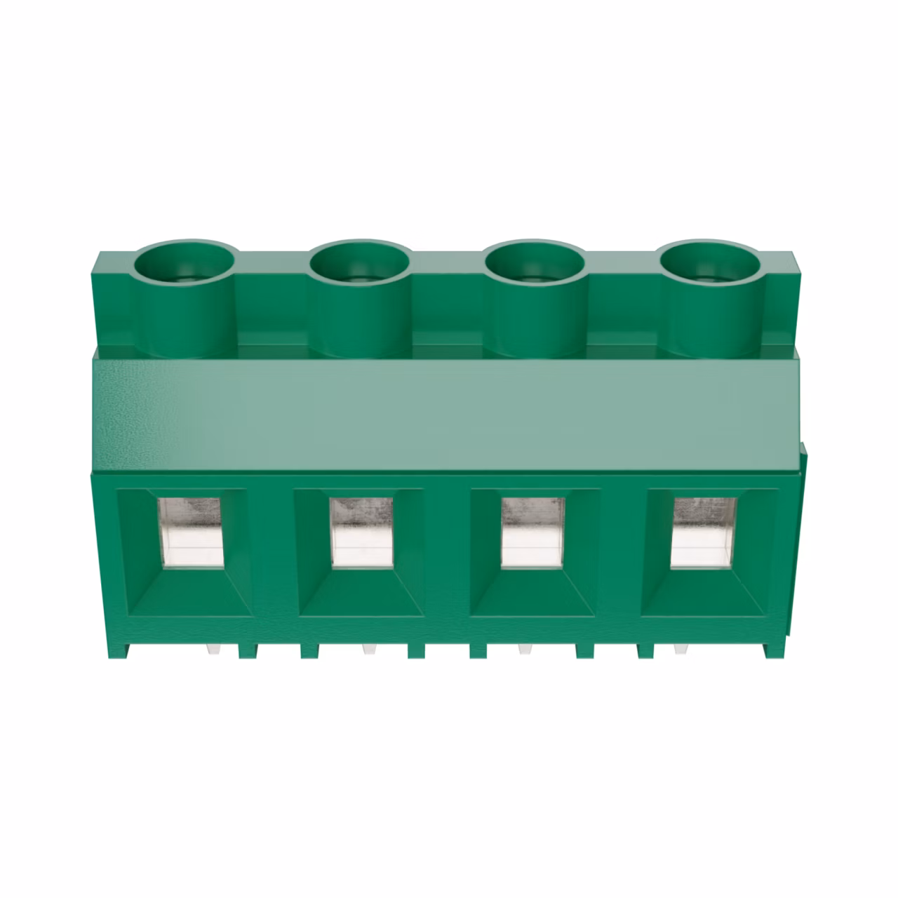 9.53mm Pitch Eurostyle Vertical Fixed Mount PCB Terminal Block, 4 Circuits for sale