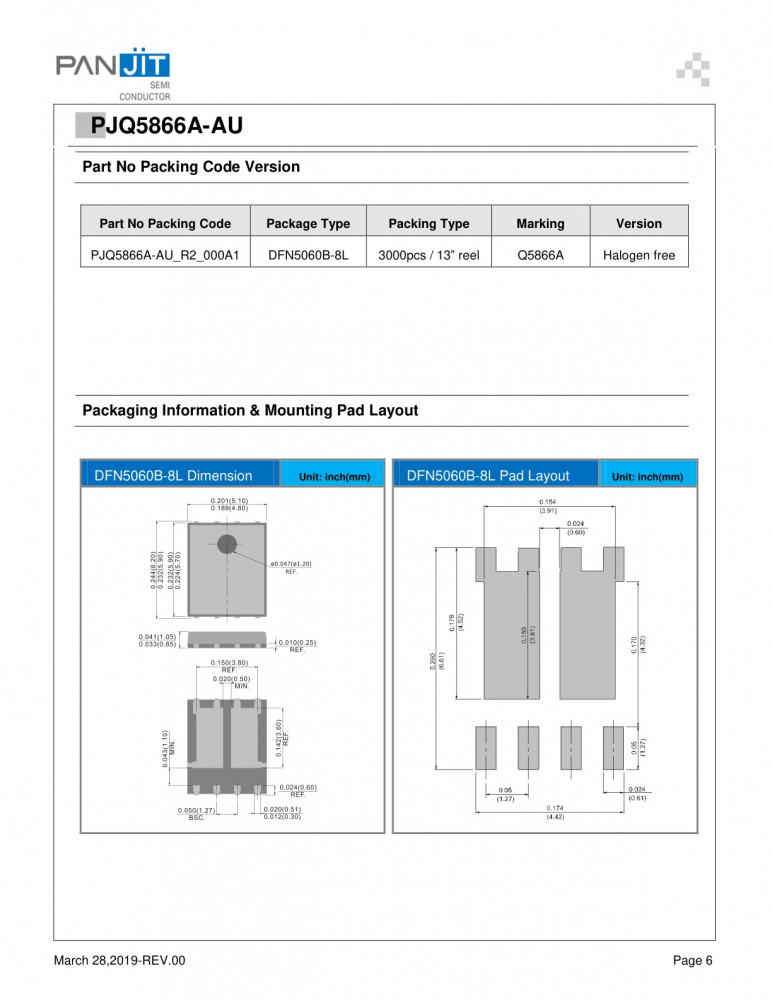 PJQ5866A-AU datasheet page 6