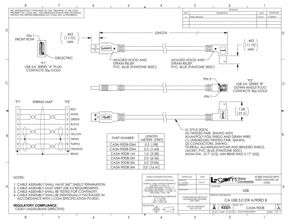 CA3A-90DB-5M technical document preview