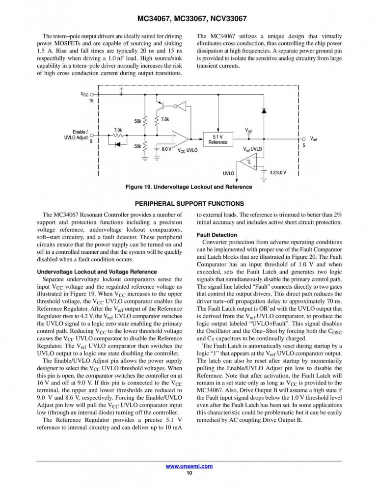 MC33067 datasheet page 10
