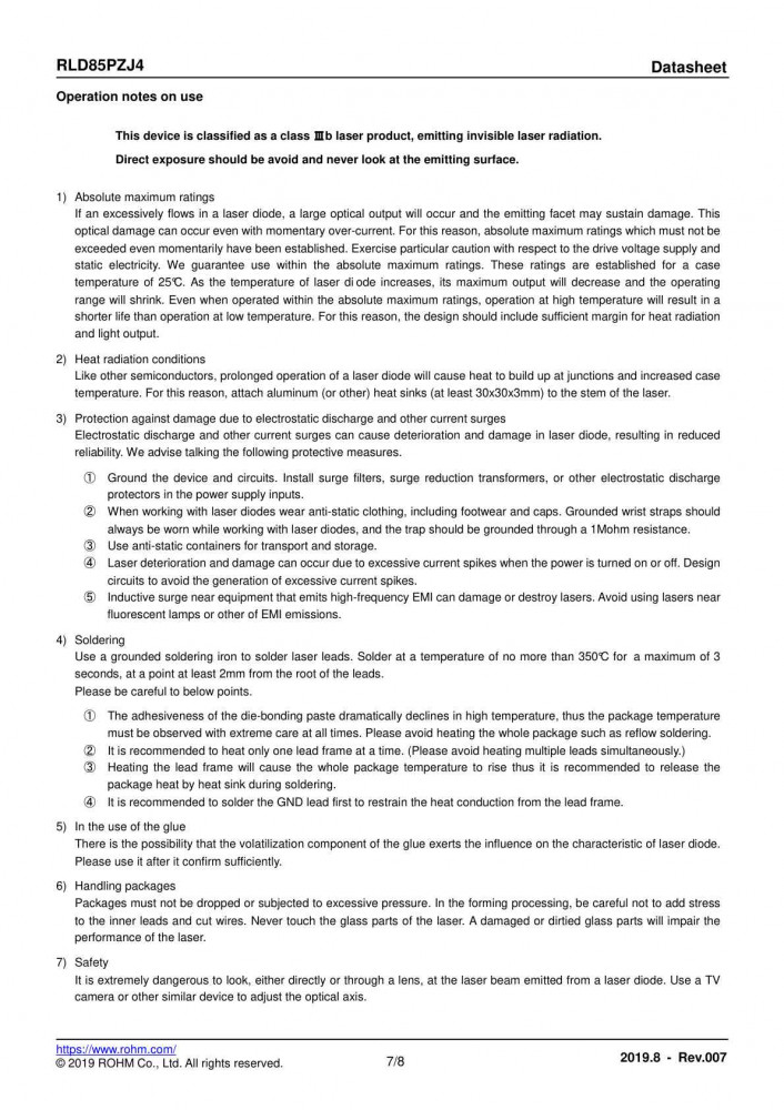 RLD85PZJ4-00A technical document page 7