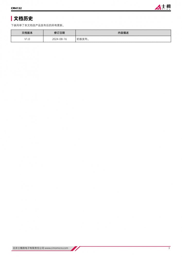 CM4132 datasheet page 3