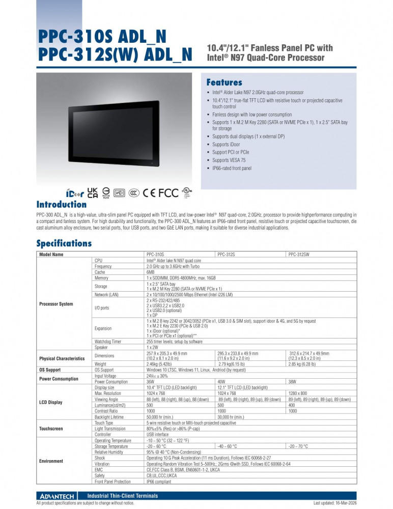 Product documentation page 1