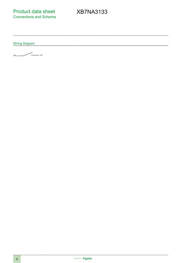 XB7NA3133 technical document page 6