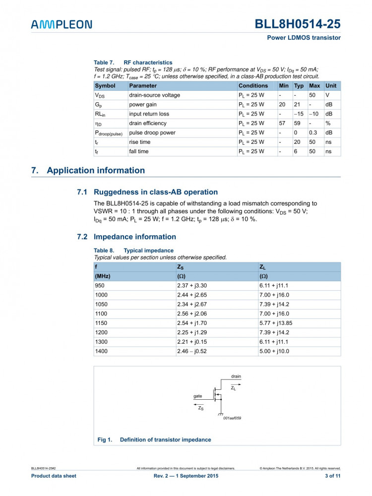 BLL8H0514-25U datasheet page 3