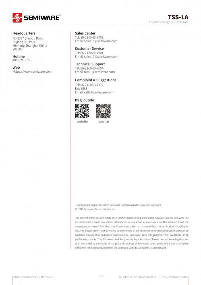 P1500LA datasheet page 5