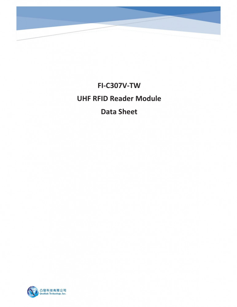 FI-C307V-TW datasheet page 1