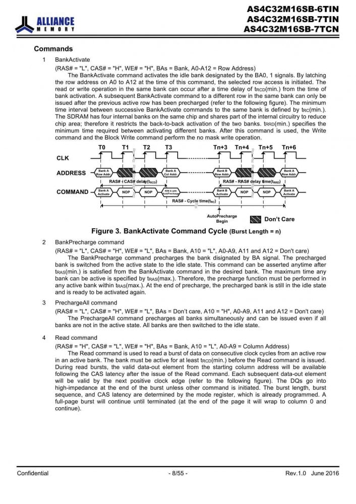 AS4C32M16SB datasheet page 8