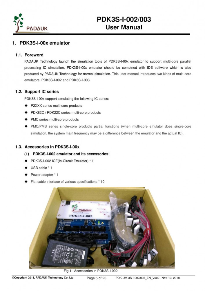 PDK 3S-I-002 manual page 5