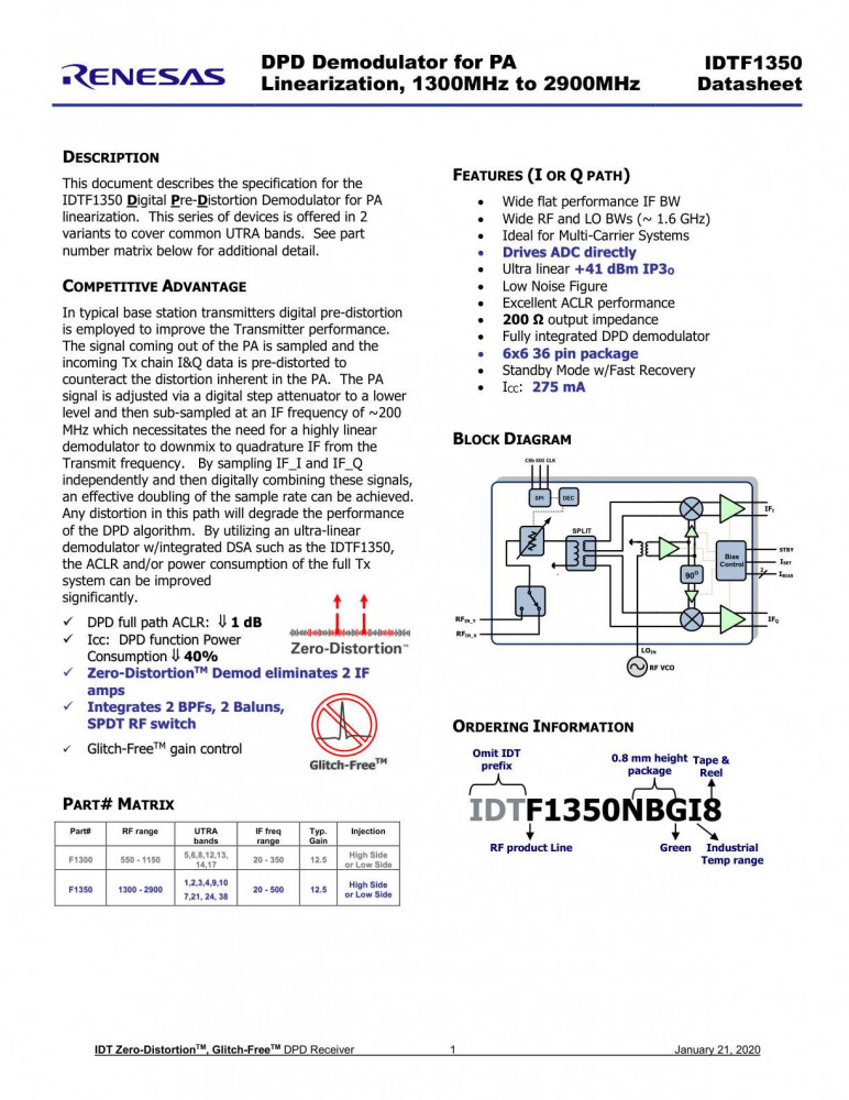 F1350NBGI8 datasheet page 1