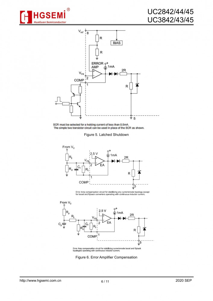 UC2842M/TR technical document page 6