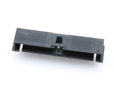 2.54mm Pitch SL Header, Single Row, Right Angle, 3.05mm Pocket, Shrouded, with Press-fit Plastic Peg, 5 Circuits, 0.38µm Gold (Au) Selective Plating, Tin (Sn) PC Tail Plating