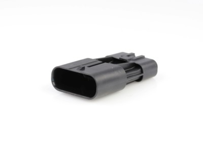 Squba Sealed Plug Assembly, 1.80mm Pitch, Single Row, 8 Circuit Housing, Circuit #5 Voided, Black for sale