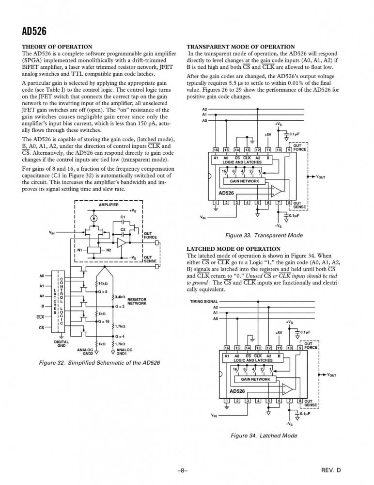 AD526 technical document page 8