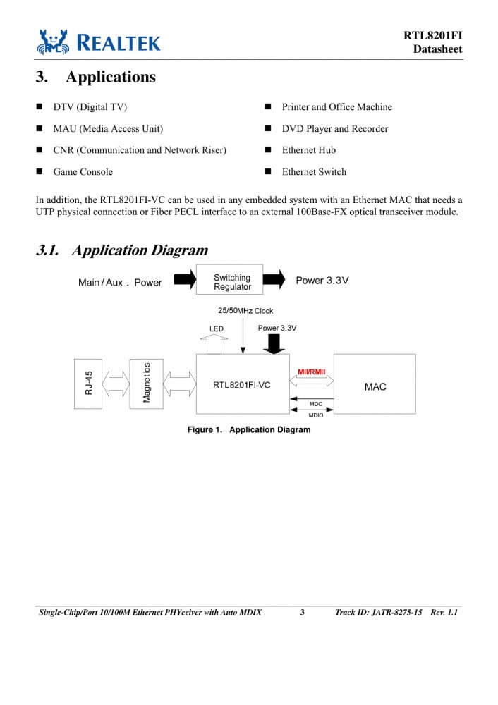 RTL8201FI-VC-CG datasheet page 9