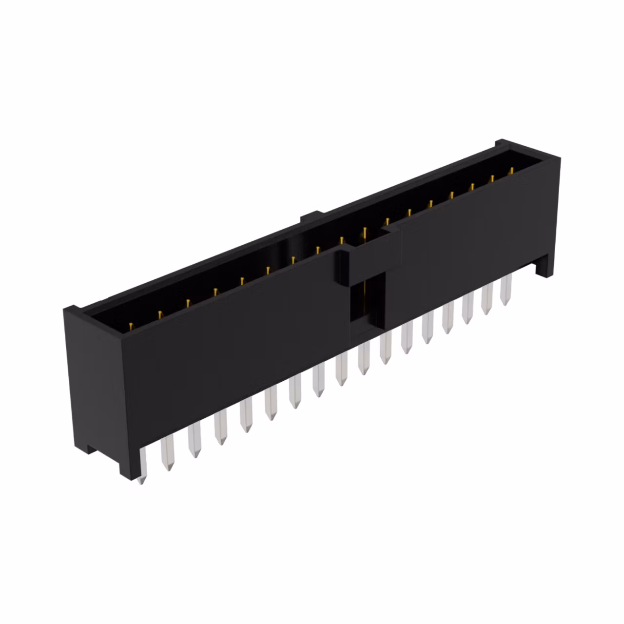 C-Grid III PCB Header, 2.54mm Pitch, Through Hole, Single Row, Vertical, Shrouded, 17 Circuits, 0.05µm Gold (Au) Flash Plating for sale