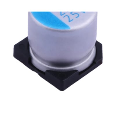 Lelon OVZ221M1CTR-1008 Aluminum-Polymer Capacitor