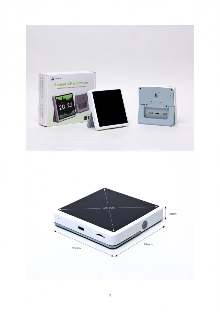 SenseCAP Indicator manual page 4