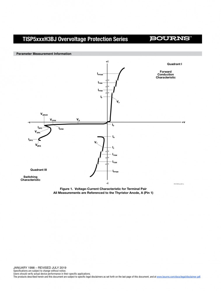 TISP5080H3BJR-S datasheet page 4
