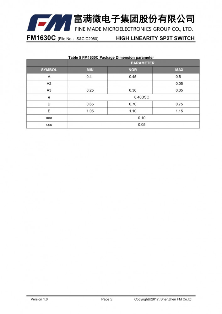 FM1630C document page 5